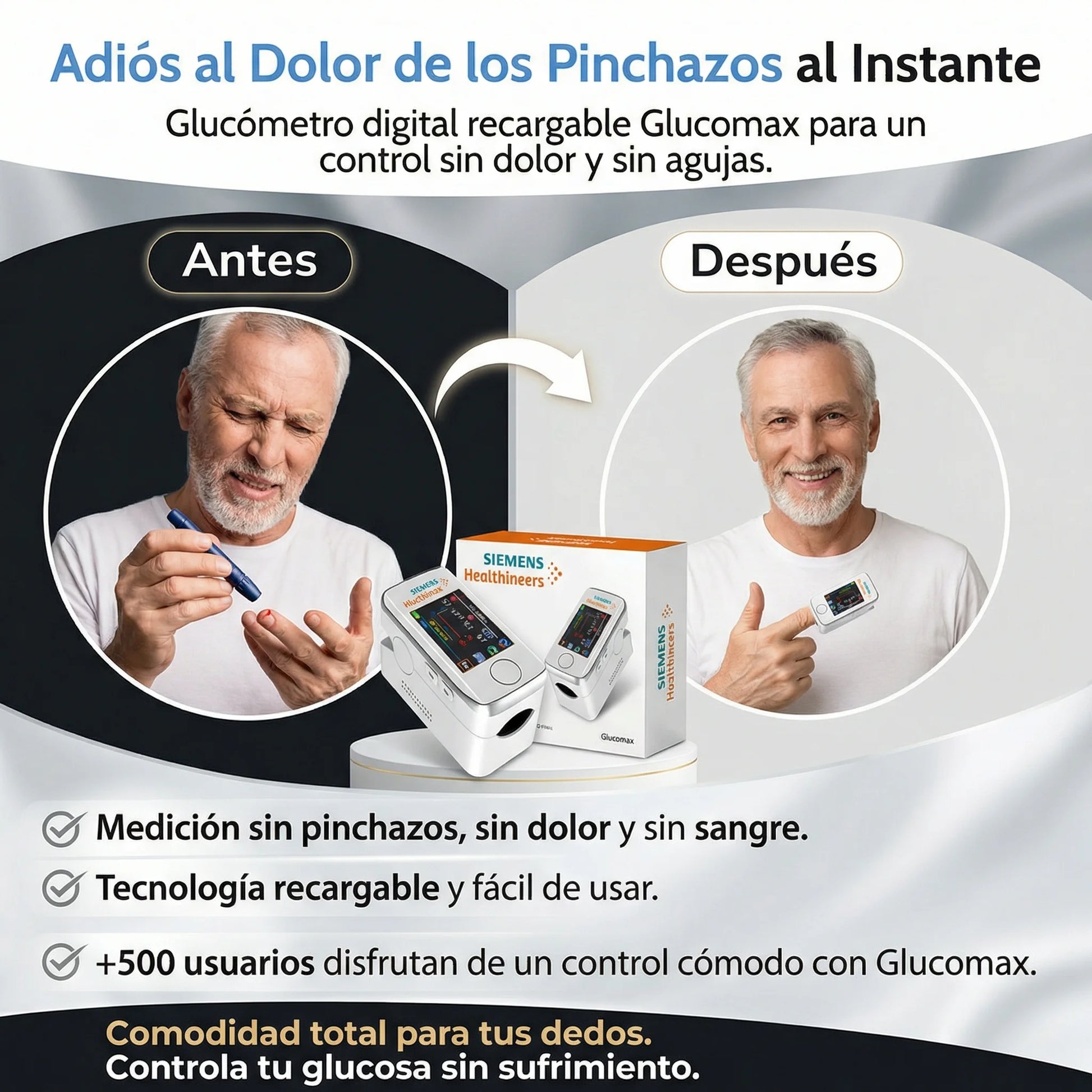 GLUCOMAX™ - Glucómetro No Invasivo Sin Pinchazos – Mi tienda